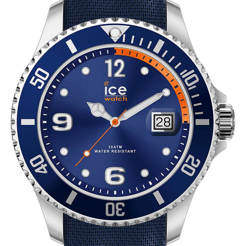 Montre ICE Steel Navy Orange 017325 - Ice Watch - Ocarat