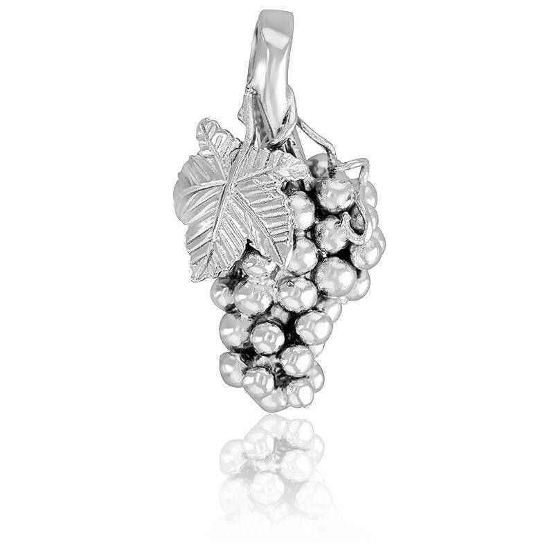Pendentif Grappe de Raisin Or Blanc - Vandona - Ocarat