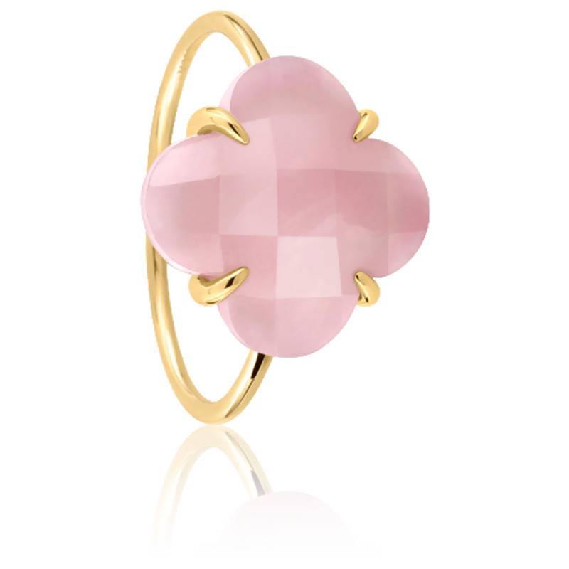 Bague Victoria Quartz Guava & Or Jaune - Morganne Bello - Ocarat