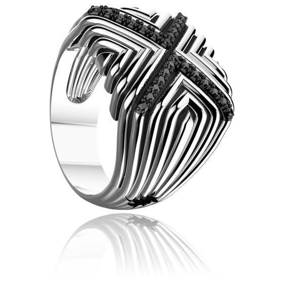 Chevalière Cosmopolitan Argent - EXA103 - Zancan - Ocarat