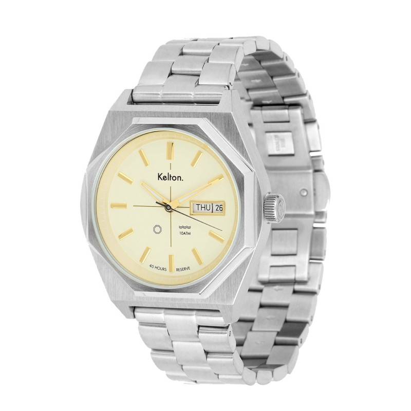 Montre Octogone Champagne 9124222- kelton - Ocarat