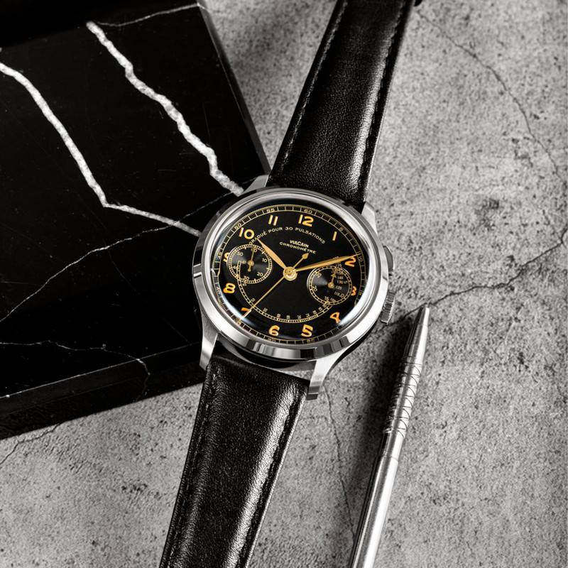 Montre Monopusher Heritage 650167A08.BAC201 - Vulcain - Ocarat