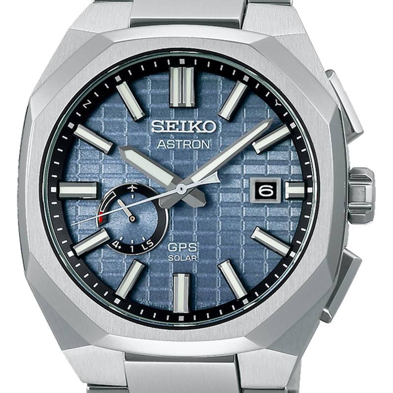 Montre Astron Quartz GPS Solar Homme Bleue SSJ013J1 - Seiko - Ocarat