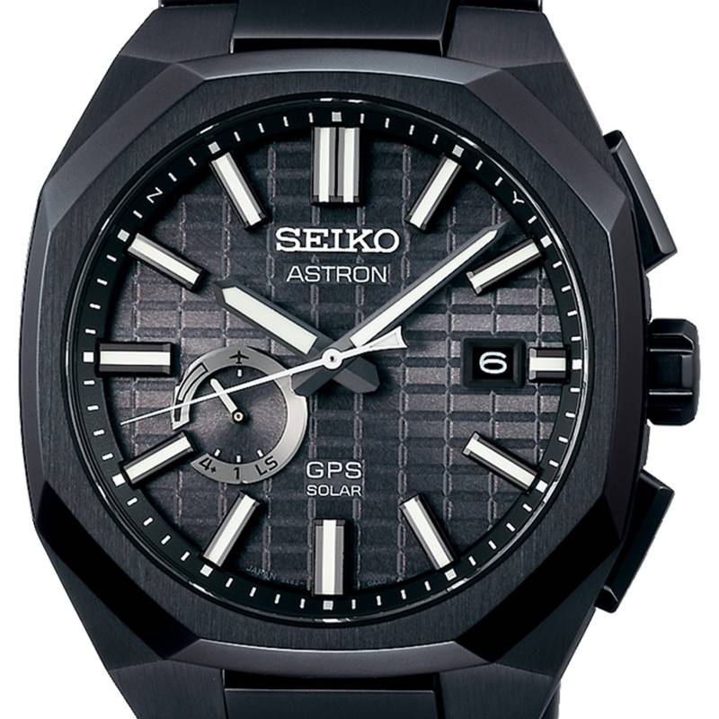 Montre Astron Quartz GPS Solar Homme Noire SSJ015J1 - Seiko - Ocarat