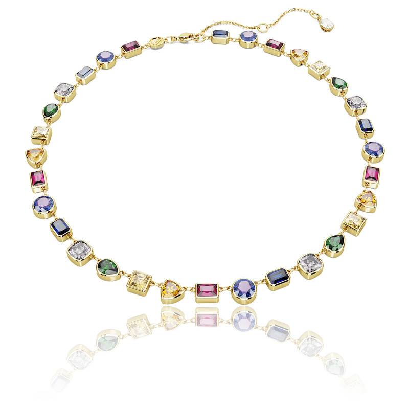 Collier Stilla Doré Cristaux Multicolores-5662915-Swarovski - Ocarat