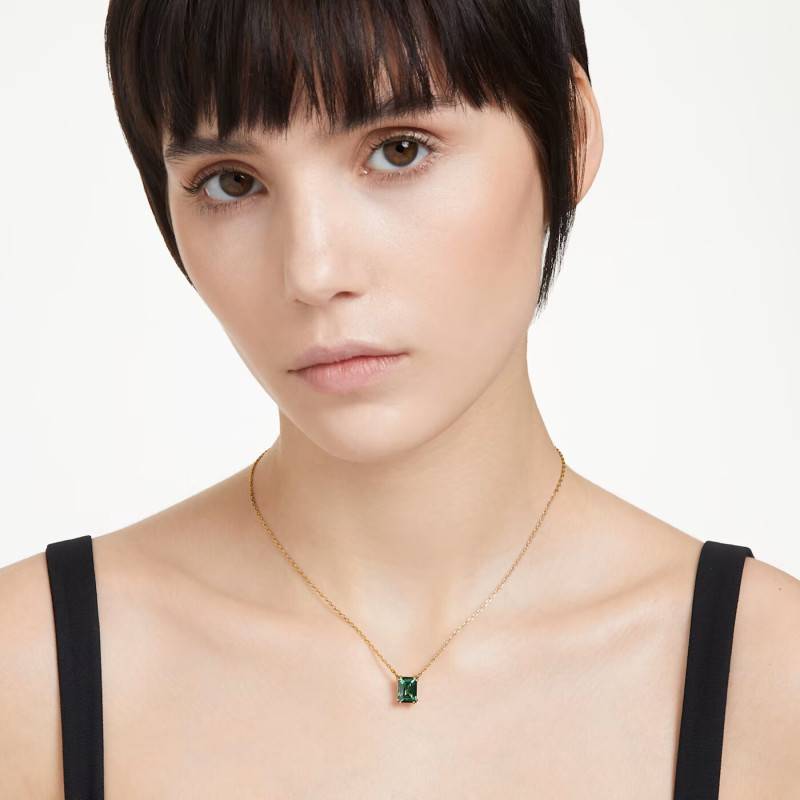 Collier Matrix Métal & Cristal Vert - 5677141 - Swarovski - Ocarat