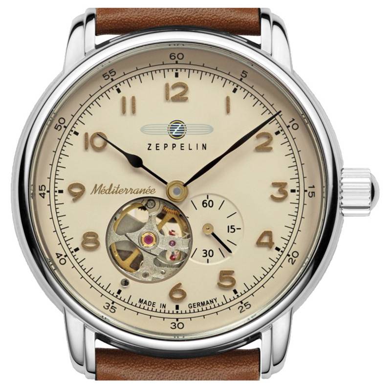 Montre Méditerranée Open Heart 9666-5 - Zeppelin - Ocarat